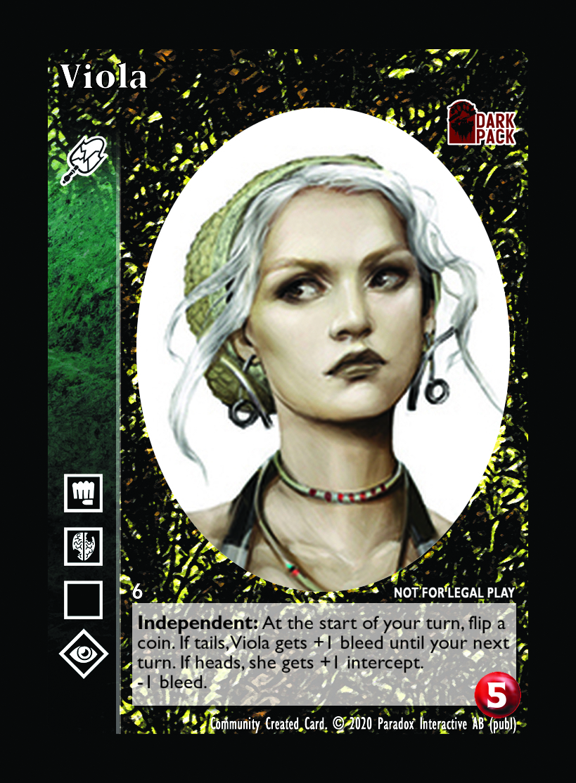 Viola - Custom Card - Black Chantry Productions | VTES Community Cards ...