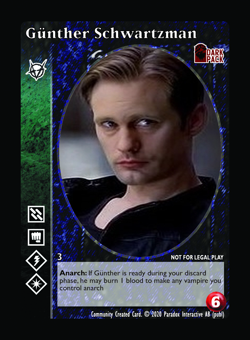 Günther Schwartzman - Custom Card - Black Chantry Productions | VTES ...
