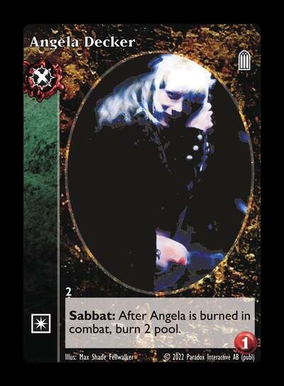 Crypt - Angela Decker [2] - Pander - Black Chantry Productions | VTES ...