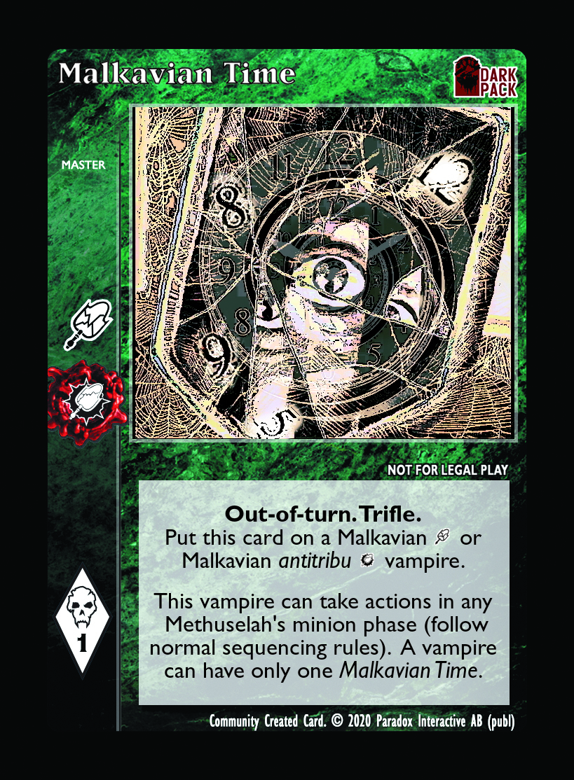 Malkavian Time - Custom Card - Black Chantry Productions | VTES ...