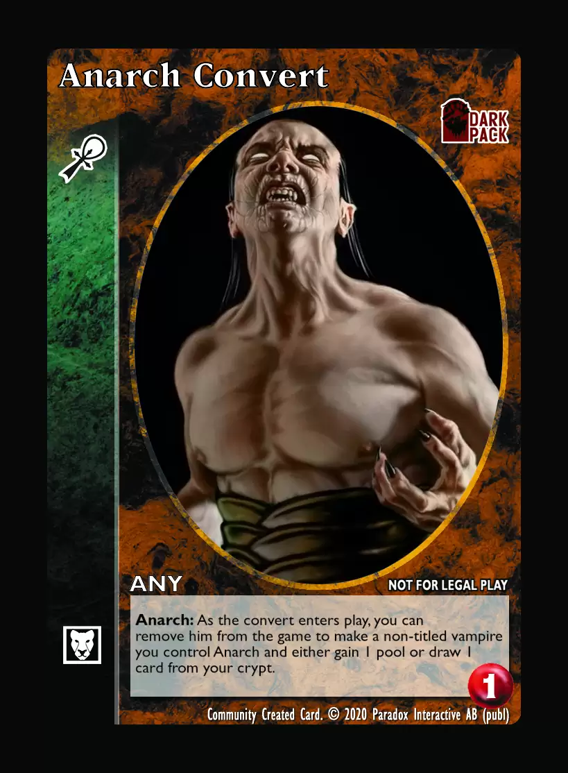 Anarch Convert - Custom Card - Black Chantry Productions | VTES ...