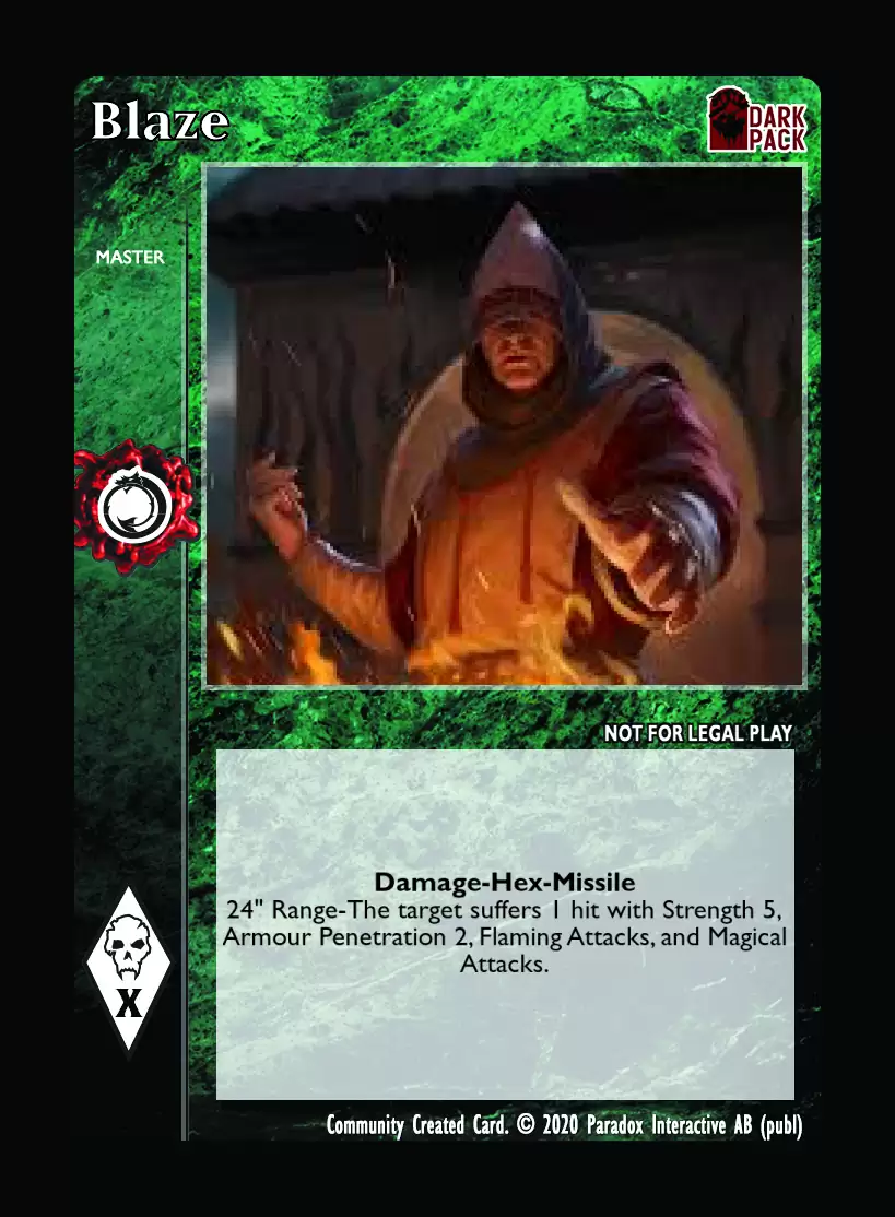 Blaze - Custom Card - Black Chantry Productions | VTES Community Cards ...