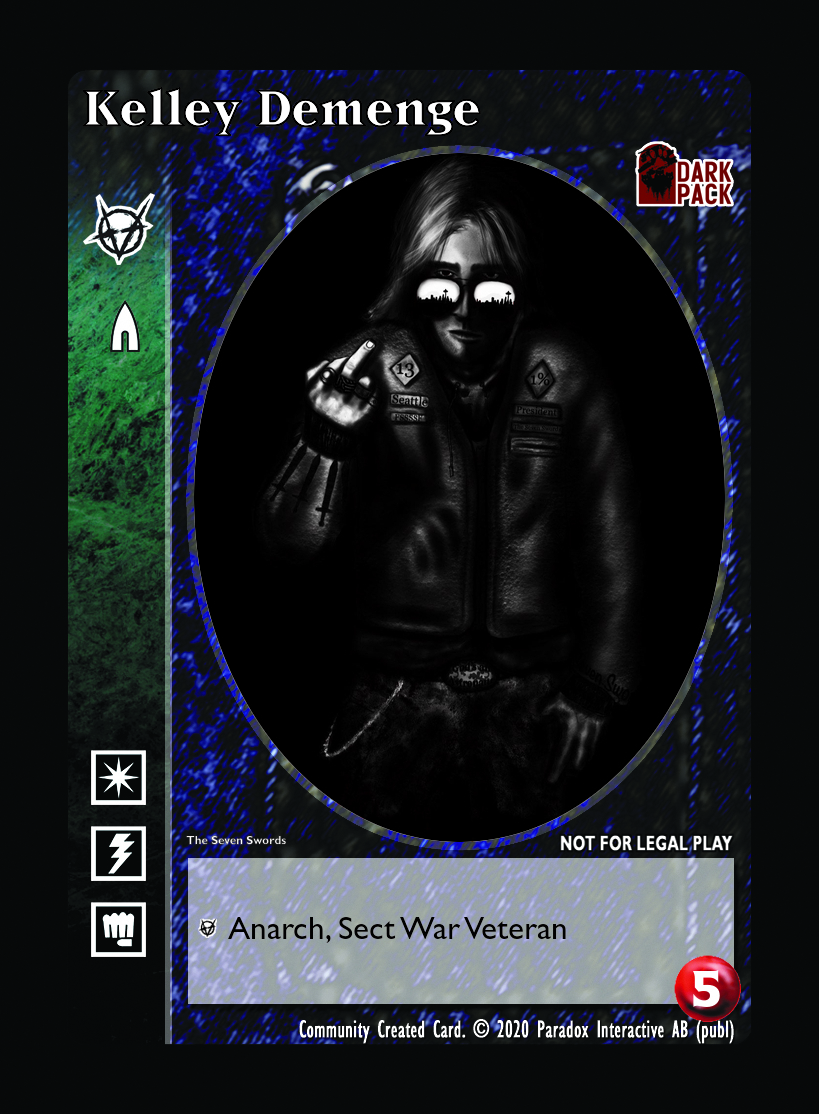Kelley Demenge - Custom Card - Black Chantry Productions | VTES ...