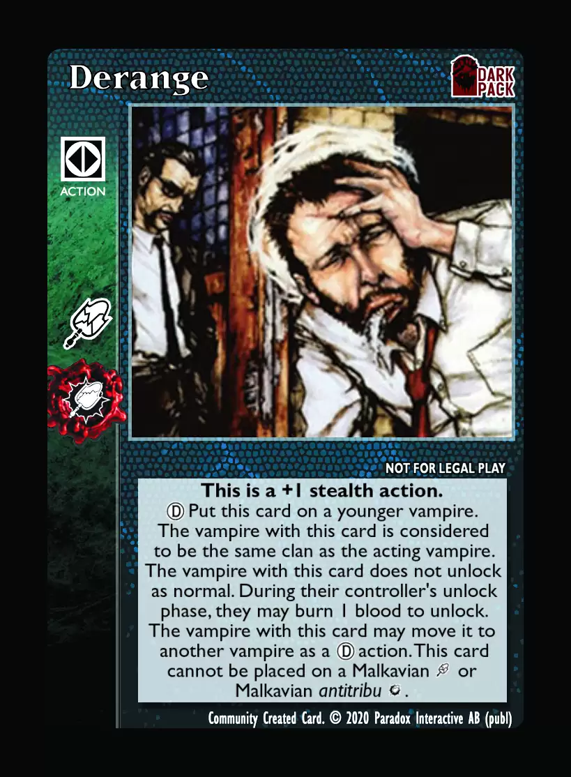 Derange - Custom Card - Black Chantry Productions | VTES Community ...