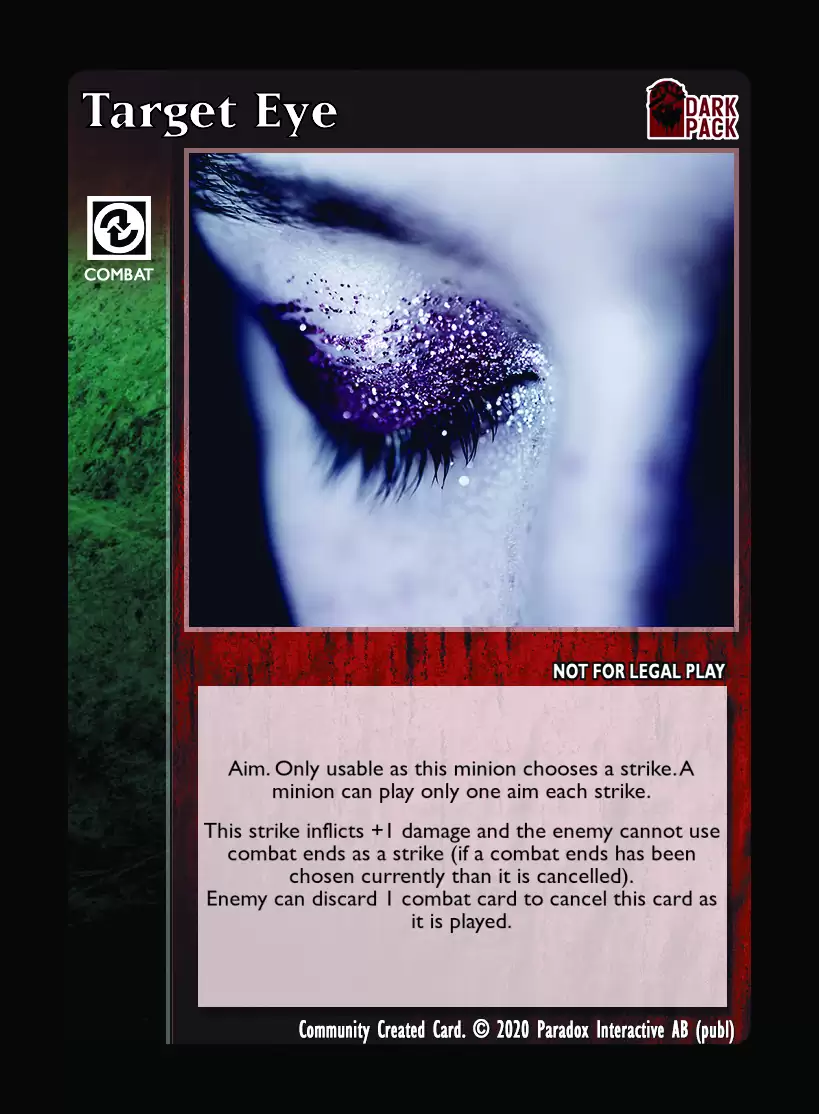 Target Eye - Custom Card - Black Chantry Productions | VTES Community ...