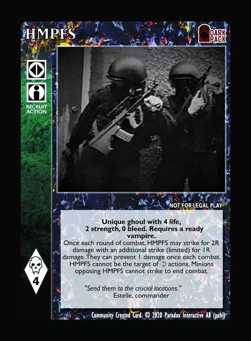 Hmpfs - Custom Card - Black Chantry Productions | VTES Community Cards ...