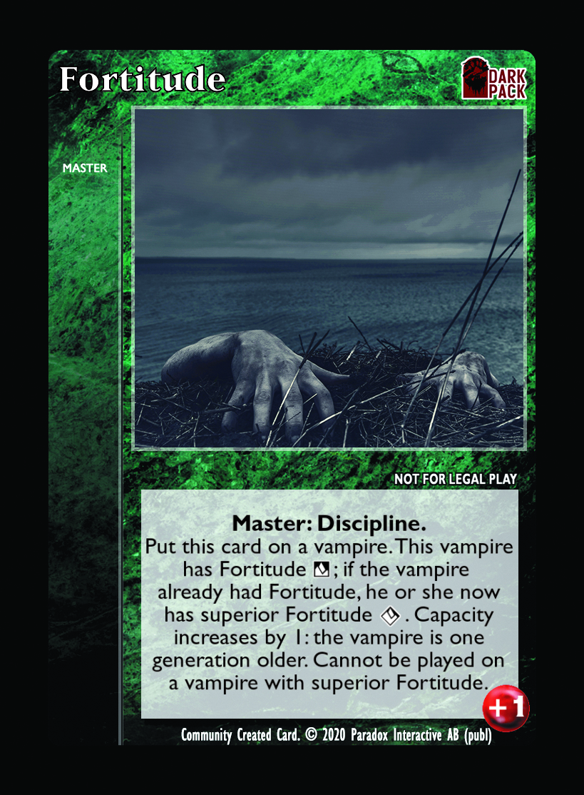 Fortitude - Custom Card - Black Chantry Productions | VTES Community ...