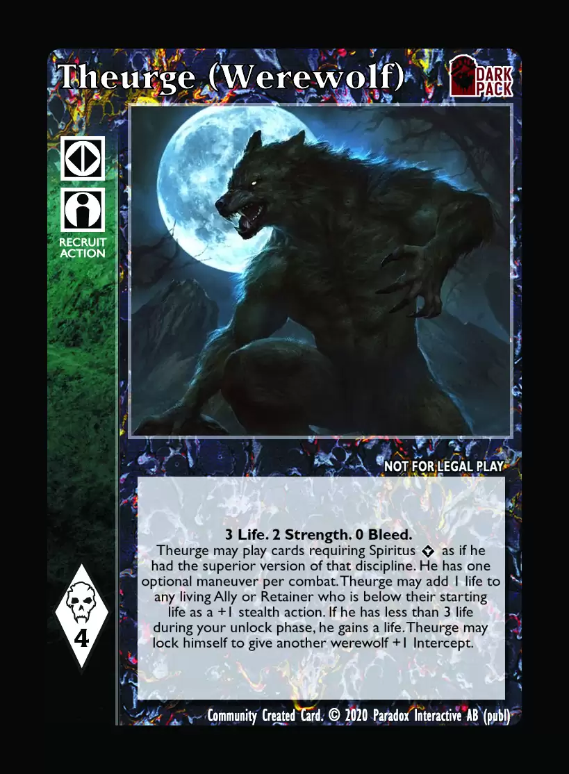 Theurge (werewolf) - Custom Card - Black Chantry Productions | VTES ...