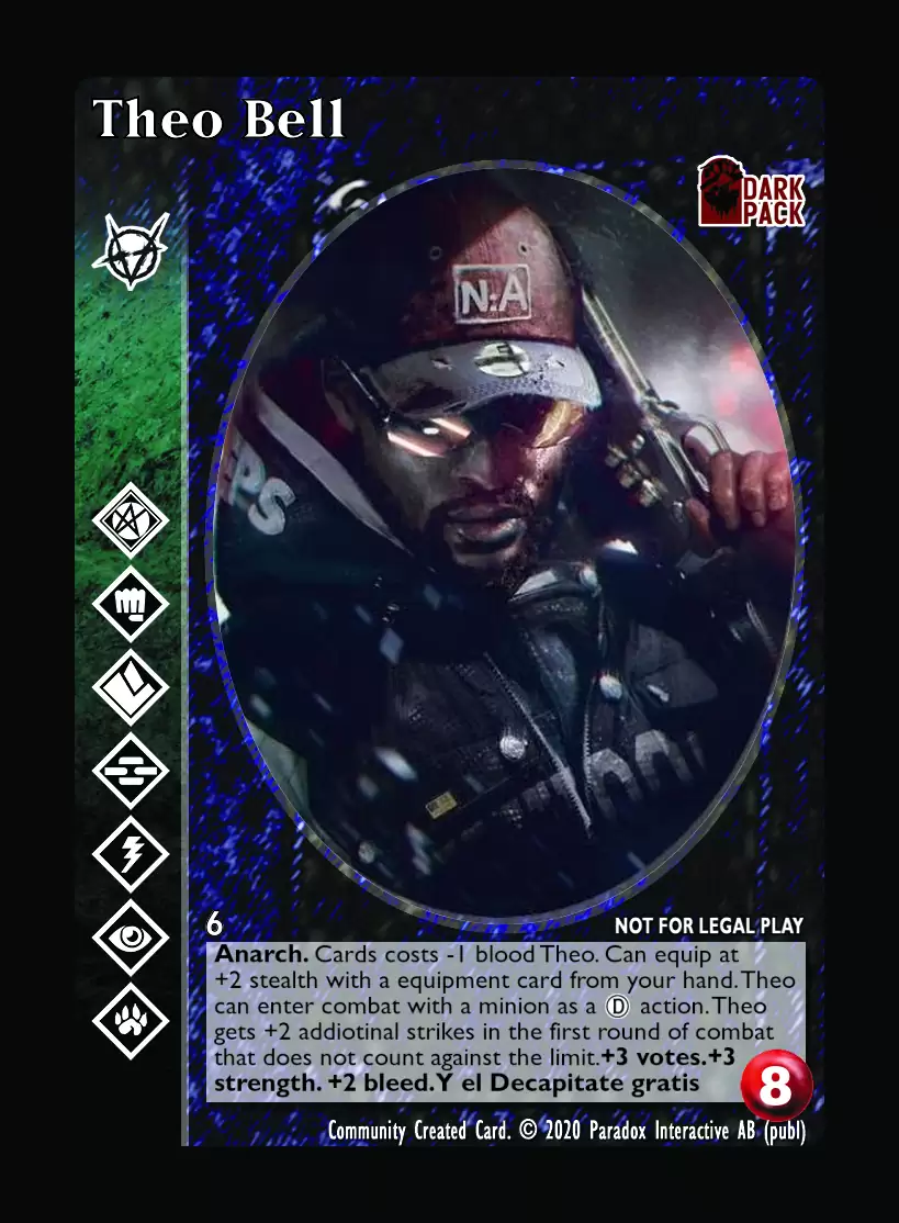 Theo Bell - Custom Card - Black Chantry Productions | VTES Community ...