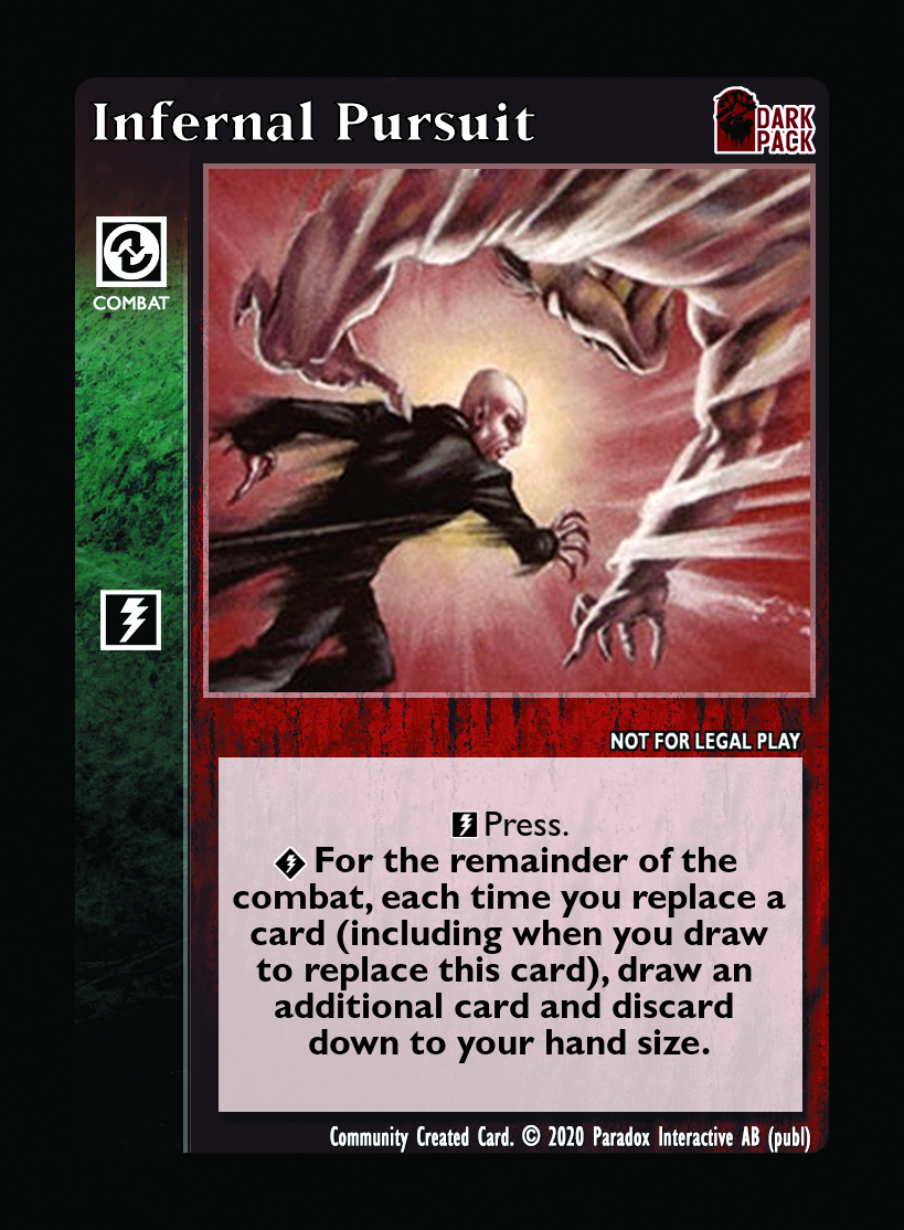 Infernal Pursuit - Custom Card - Black Chantry Productions | VTES ...