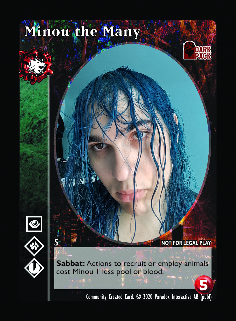 Minou The Many - Custom Card - Black Chantry Productions | VTES ...