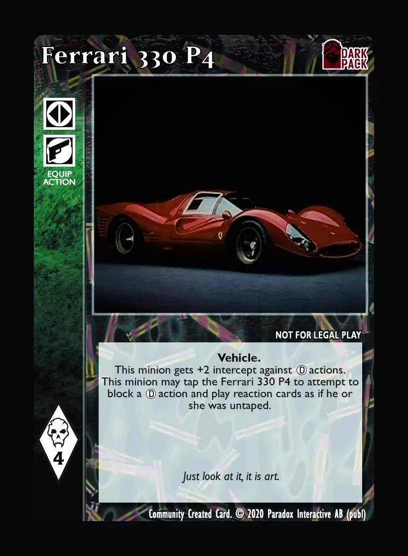 Ferrari 330 P4 - Custom Card - Black Chantry Productions | VTES ...