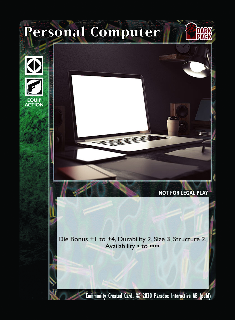 Personal Computer - Custom Card - Black Chantry Productions | VTES ...