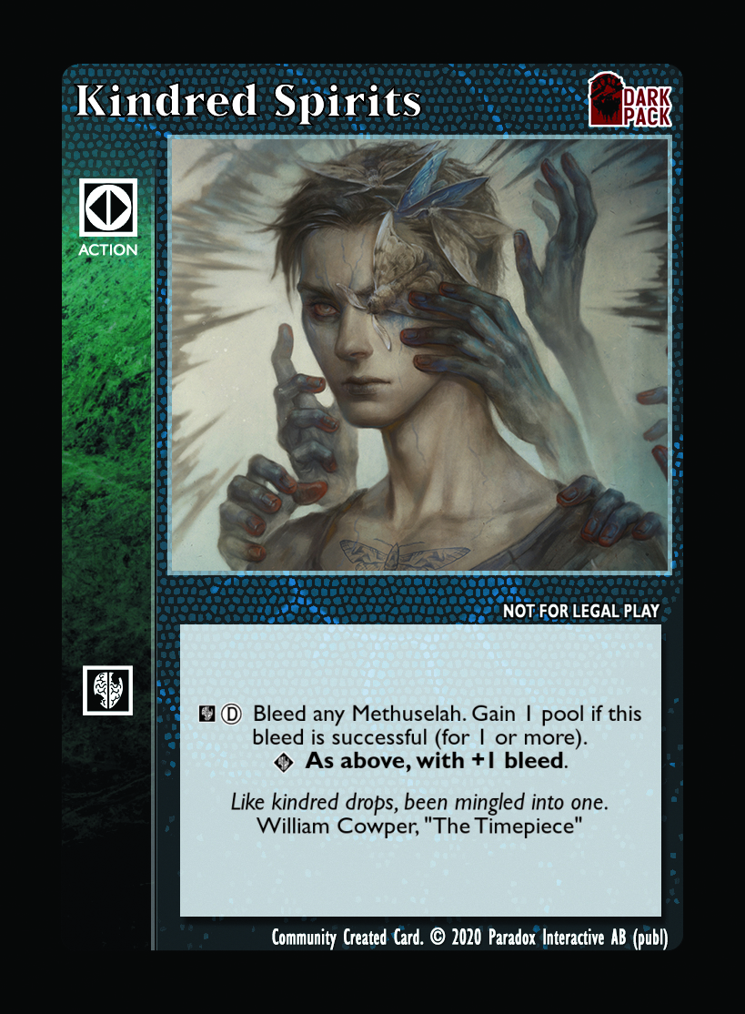 Kindred Spirits - Custom Card - Black Chantry Productions | VTES ...