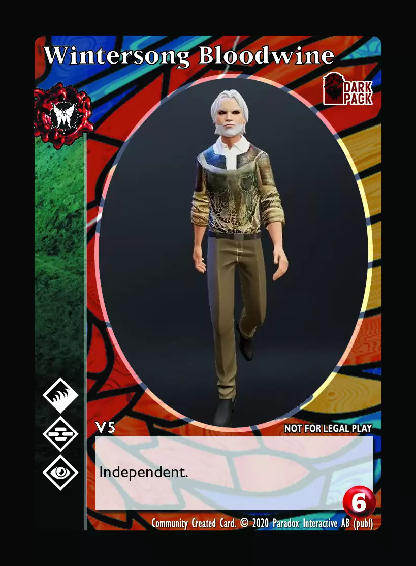 Wintersong Bloodwine - Custom Card - Black Chantry Productions | VTES ...