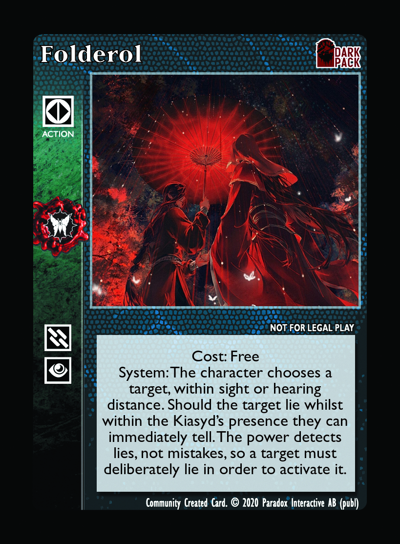 Folderol - Custom Card - Black Chantry Productions | VTES Community ...