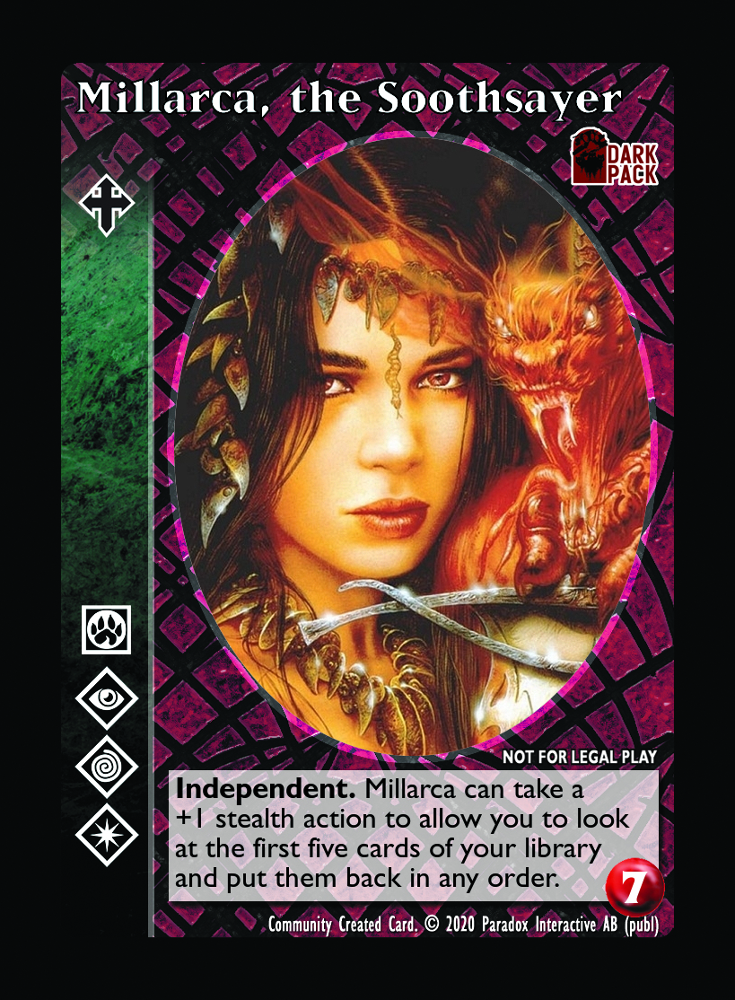 Millarca, The Soothsayer - Custom Card - Black Chantry Productions ...