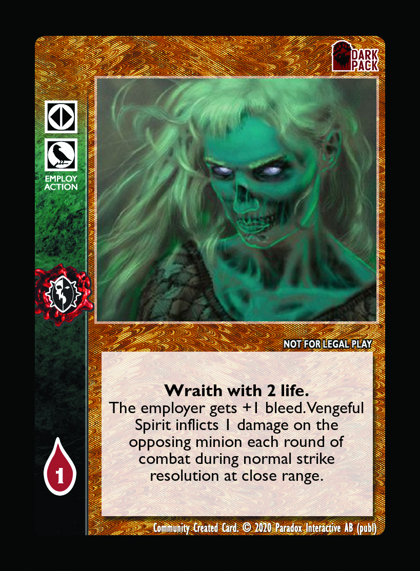 Vengeful Spirit - Custom Card - Black Chantry Productions | VTES ...