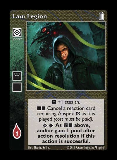 Library - I am Legion - Action Modifier - Black Chantry Productions ...