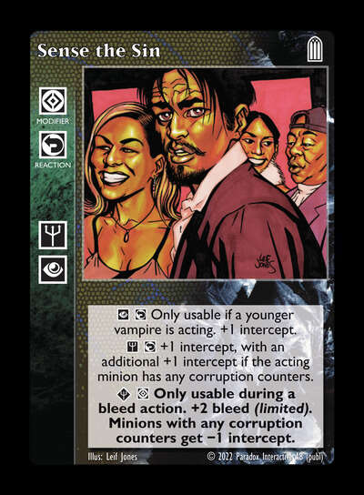 Library - Sense the Sin - Action Modifier_Reaction - Black Chantry ...