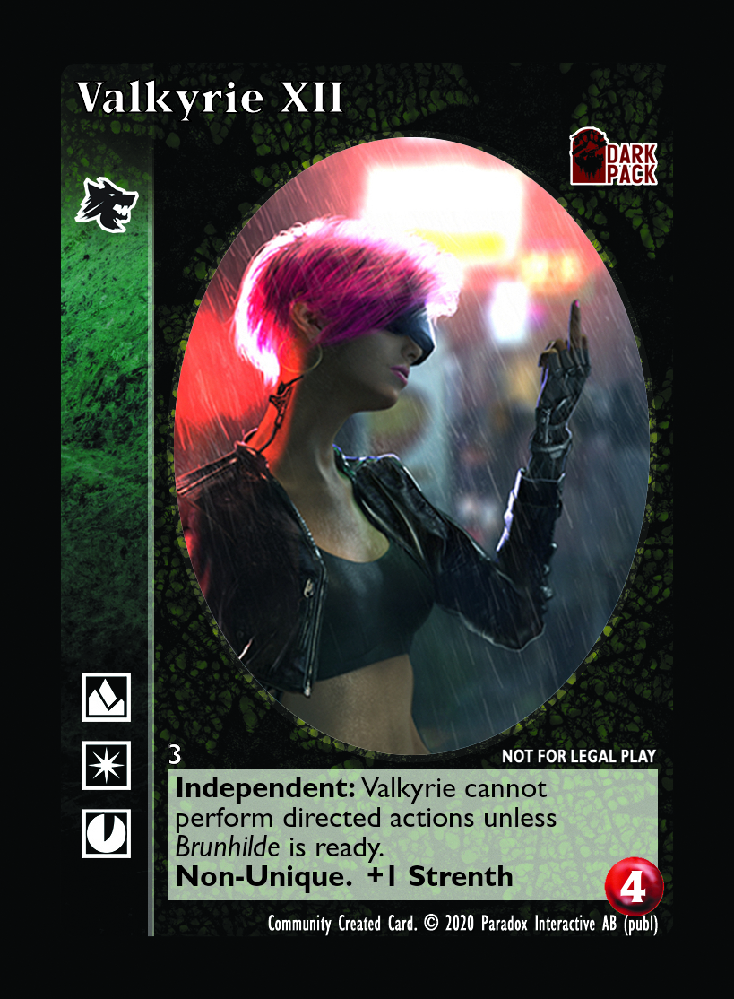 Valkyrie Xii - Custom Card - Black Chantry Productions | VTES Community ...