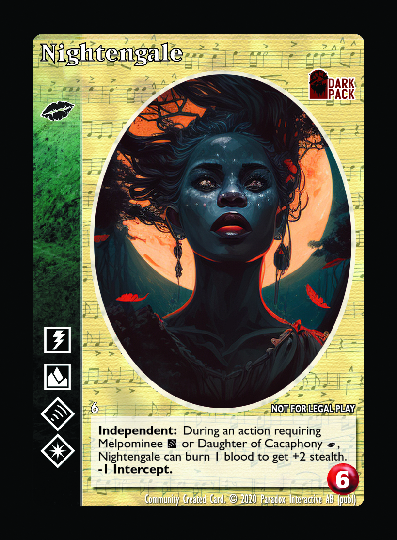 Nightengale - Custom Card - Black Chantry Productions | VTES Community ...