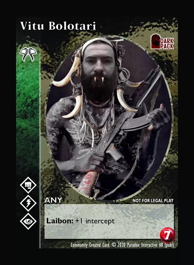 Vitu Bolotari - Custom Card - Black Chantry Productions | VTES ...