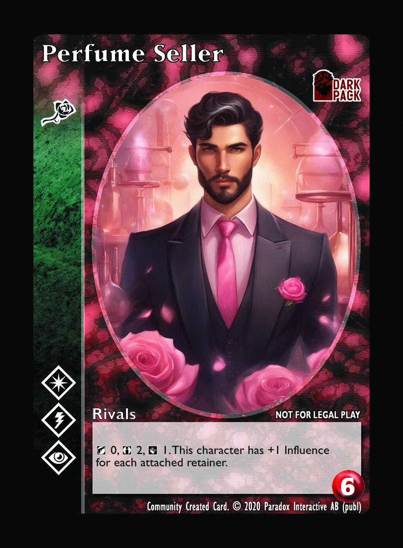 Perfume Seller - Custom Card - Black Chantry Productions | VTES ...