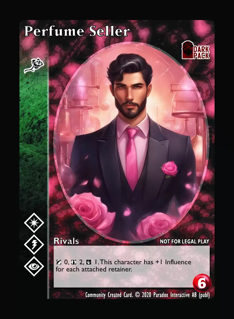 Perfume Seller - Custom Card - Black Chantry Productions | VTES ...