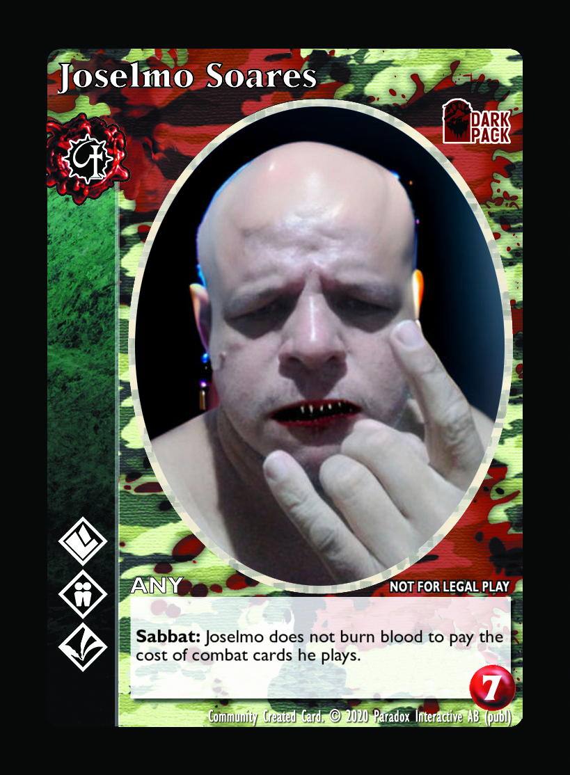 Joselmo Soares - Custom Card - Black Chantry Productions | VTES ...