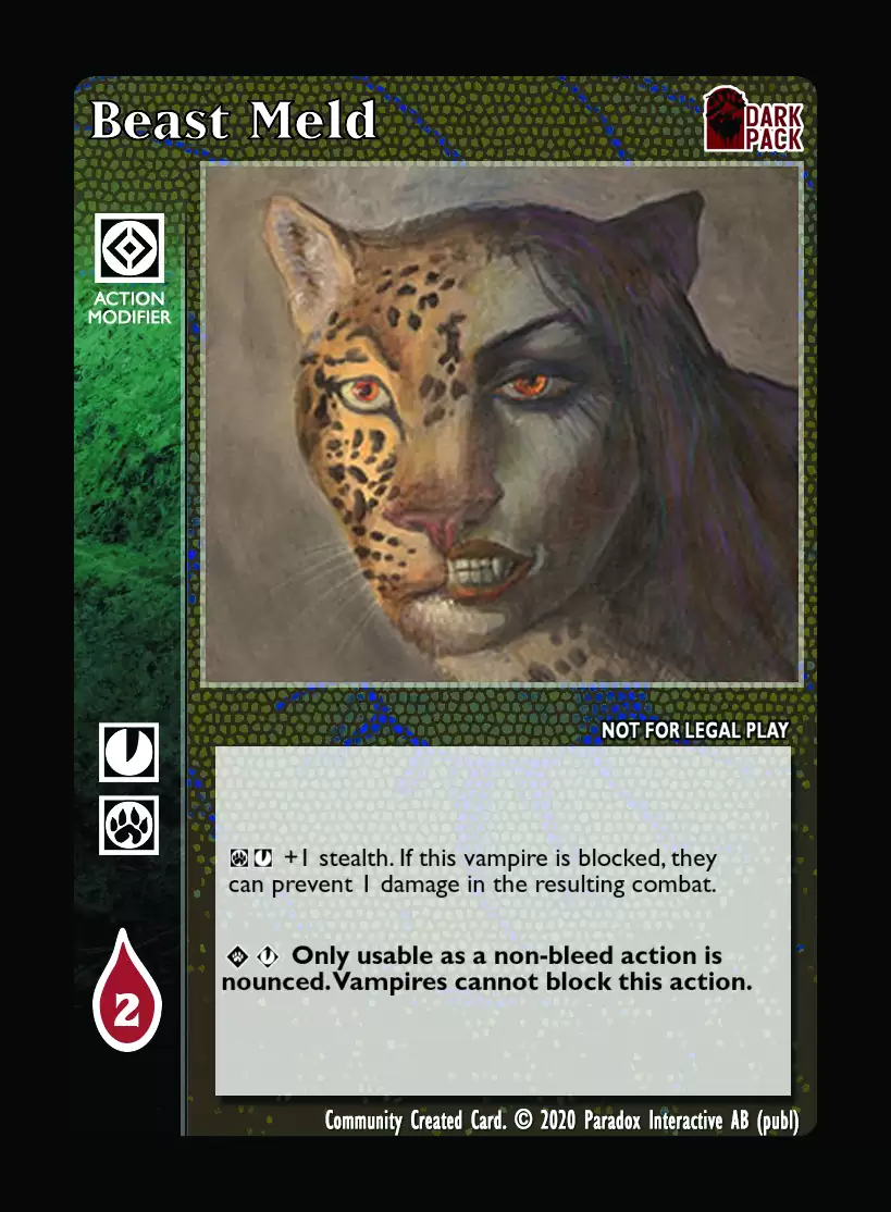 Beast Meld - Custom Card - Black Chantry Productions | VTES Community ...