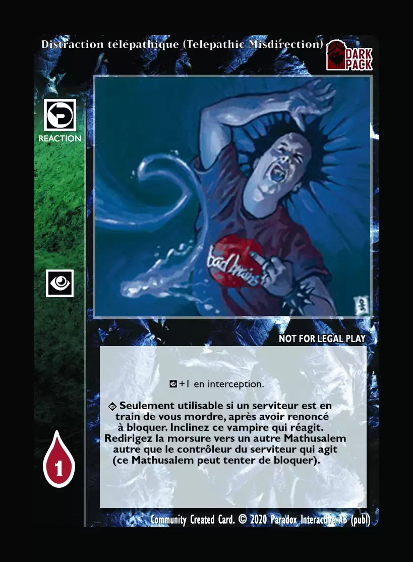 Distraction Télépathique (telepathic Misdirection) - Custom Card ...