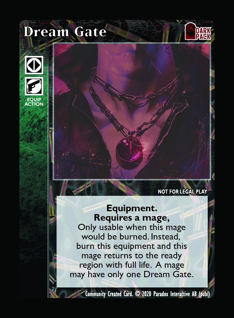 Dream Gate - Custom Card - Black Chantry Productions | VTES Community ...