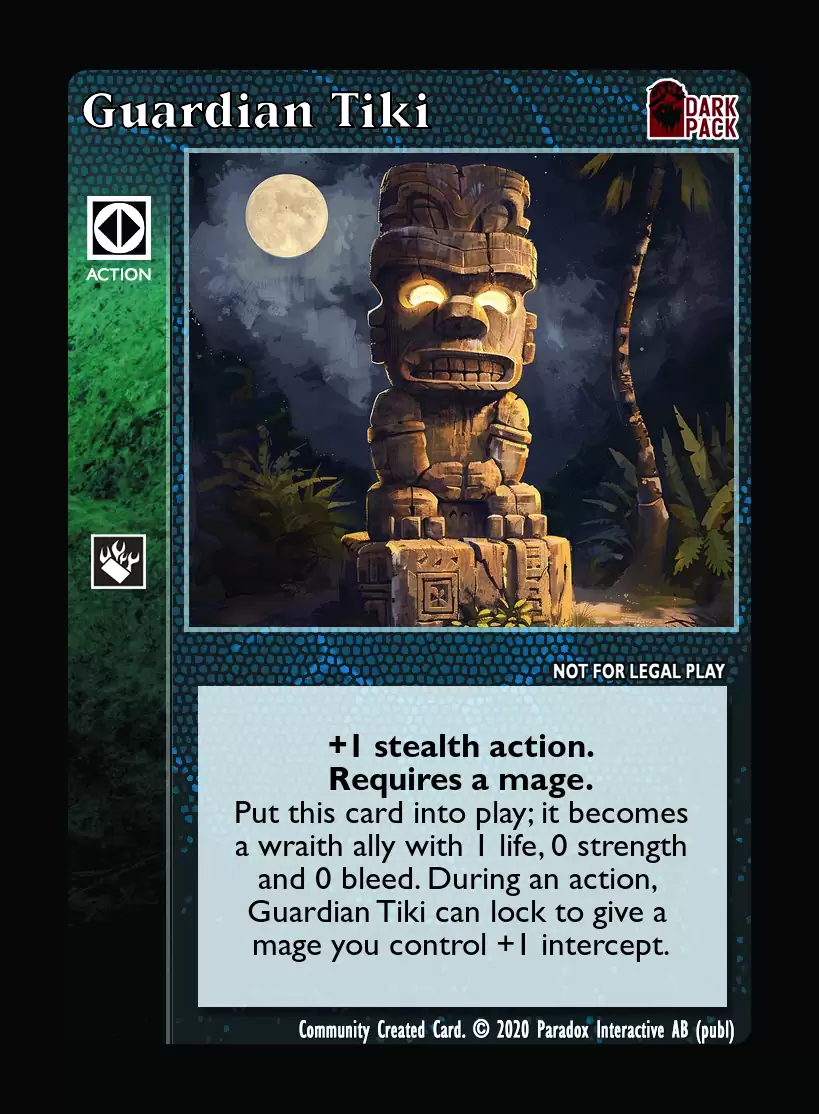 Guardian Tiki - Custom Card - Black Chantry Productions | VTES ...