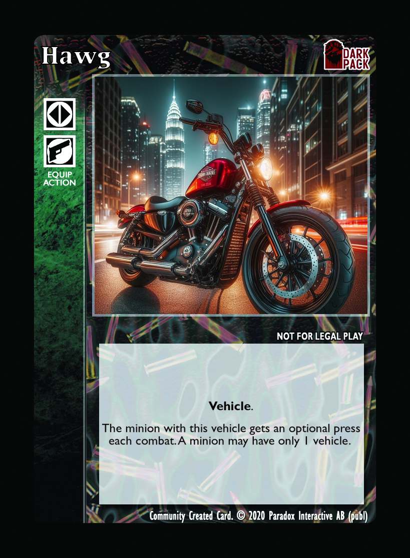 Hawg - Custom Card - Black Chantry Productions | VTES Community Cards ...