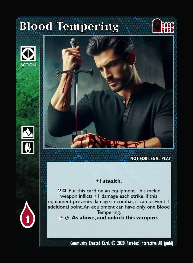Blood Tempering - Custom Card - Black Chantry Productions | VTES ...