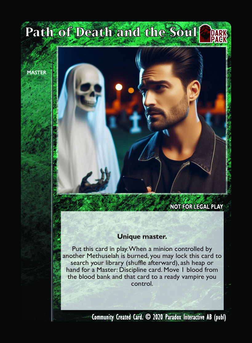 Path Of Death And The Soul - Custom Card - Black Chantry Productions ...