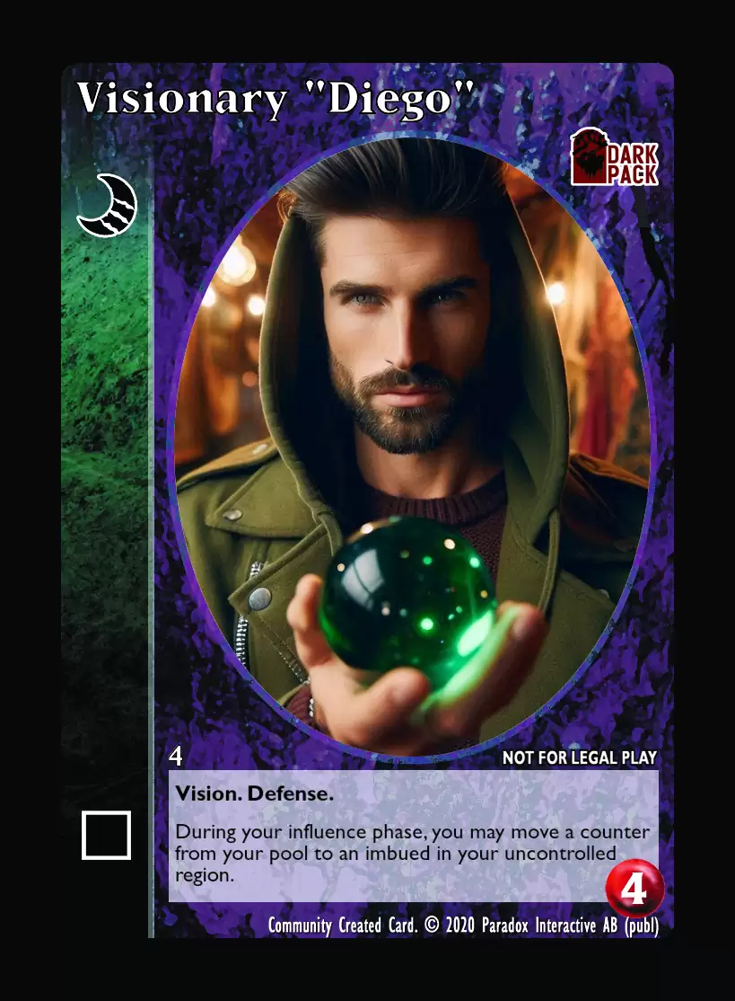 Visionary "diego" - Custom Card - Black Chantry Productions | VTES ...