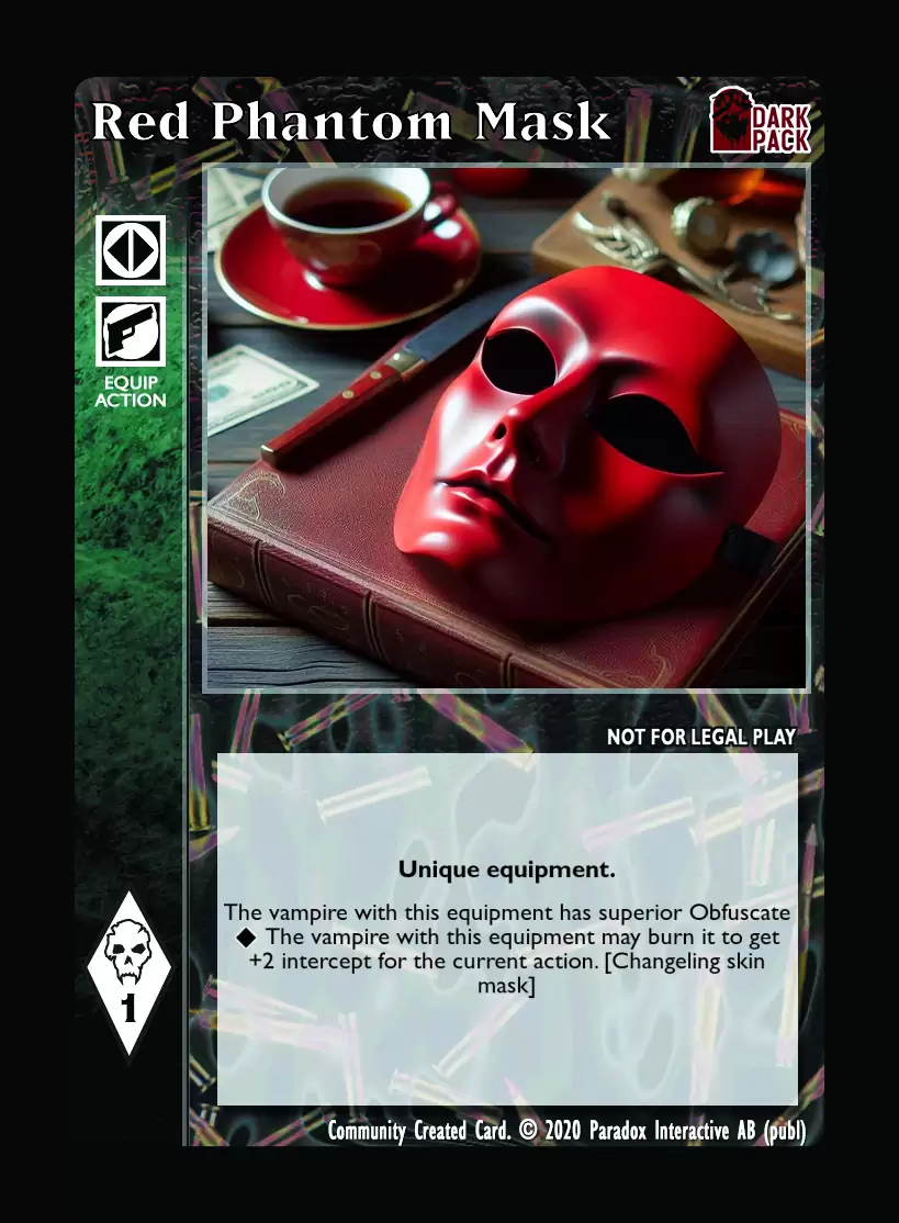 Red Phantom Mask - Custom Card - Black Chantry Productions | VTES ...