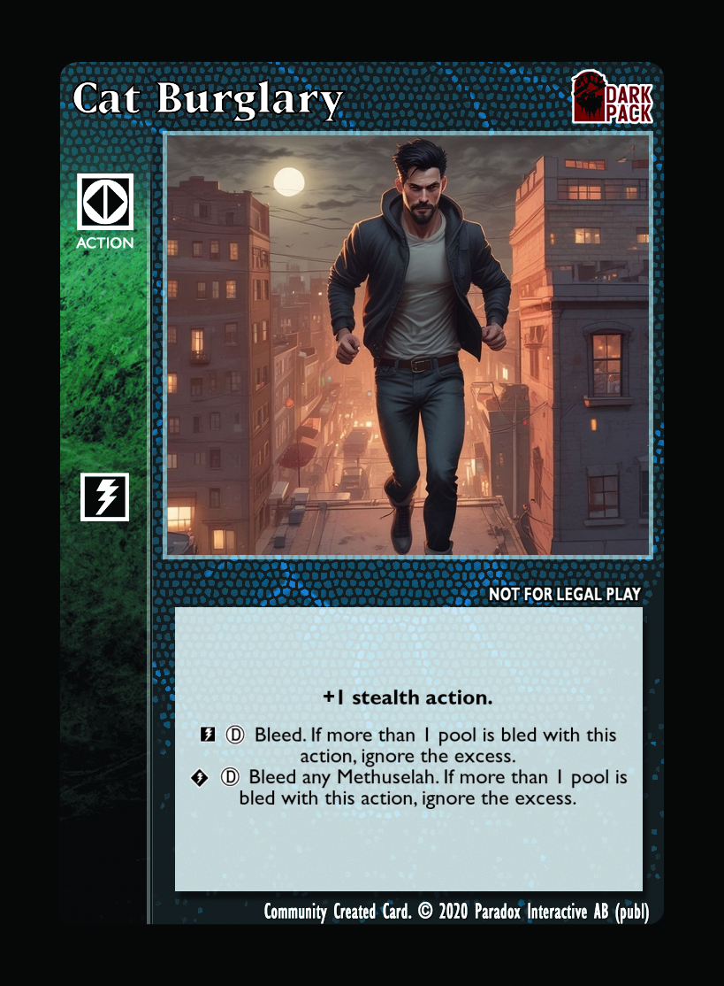 Cat Burglary - Custom Card - Black Chantry Productions | VTES Community ...