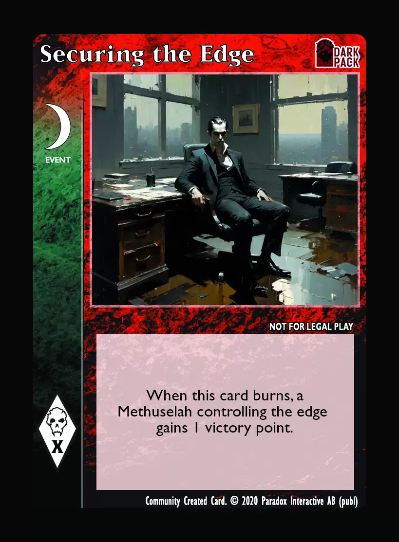 Maintaining The Advantage - Custom Card - Black Chantry Productions ...