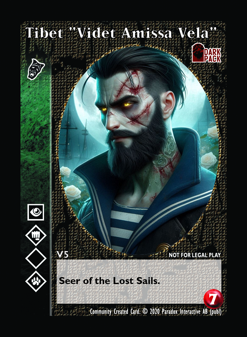 Tibet "videt Amissa Vela" - Custom Card - Black Chantry Productions ...
