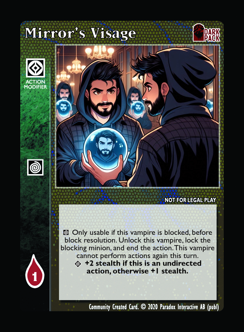 Mirror's Visage - Custom Card - Black Chantry Productions | VTES ...