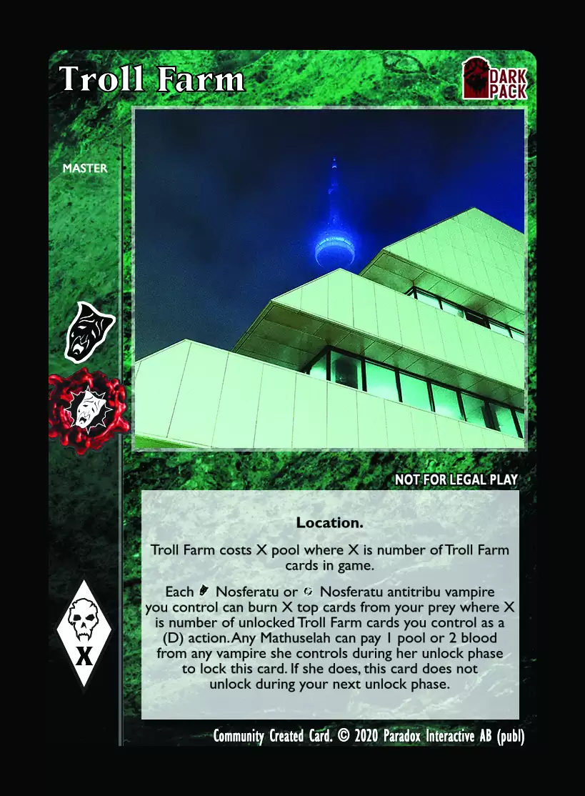 Troll Farm - Custom Card - Black Chantry Productions | VTES Community ...