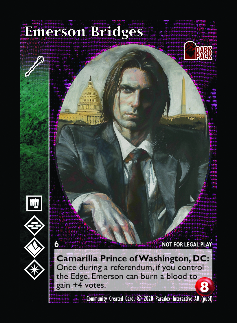 Emerson Bridges - Custom Card - Black Chantry Productions | VTES ...