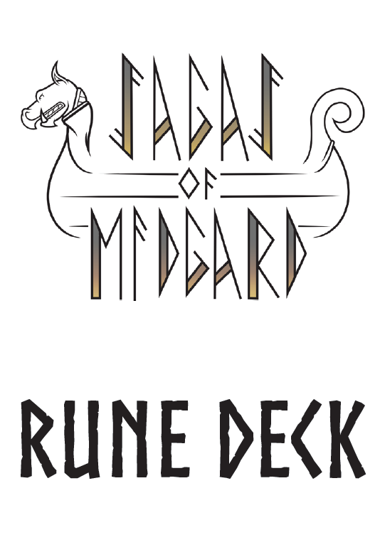 Sagas of Midgard Rune Deck - Drinking Horn Games | DriveThruRPG
