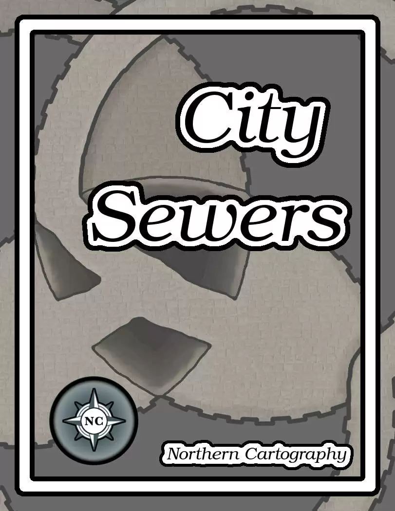 City Sewer Map - Northern Cartography | Square Grid Maps | Pay-What-You ...