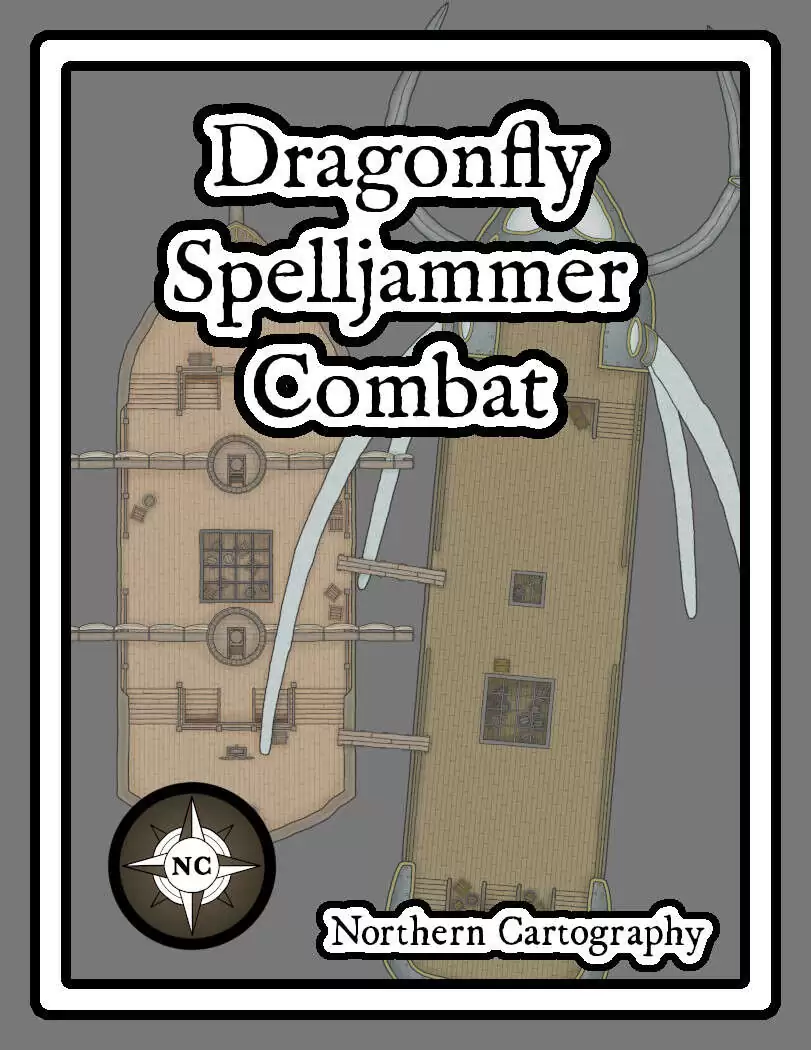 Dragonfly Spelljammer Combat - Northern Cartography | Square Grid Maps ...