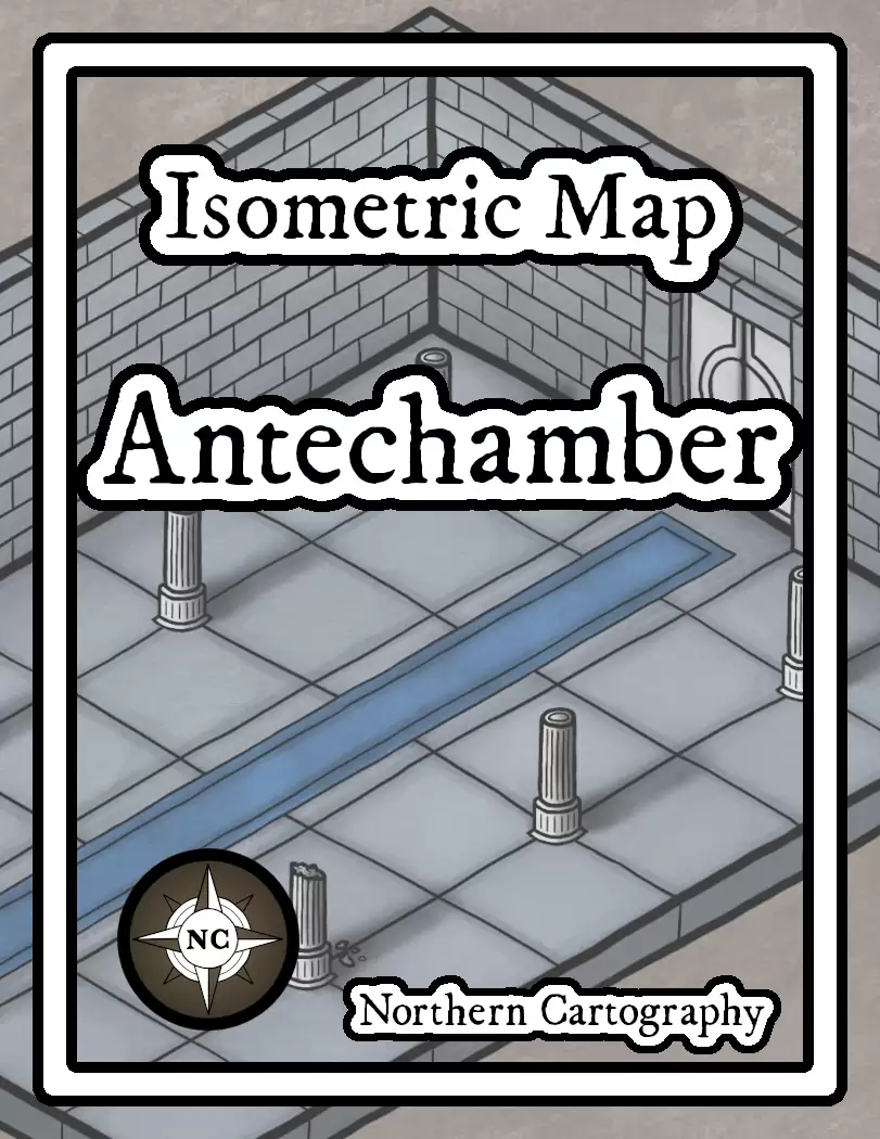 Isometric Map - Antechamber - Northern Cartography | Isometric Maps ...
