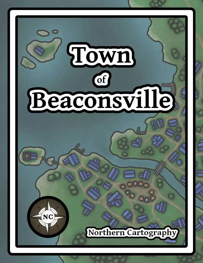 Town Map - Beaconsville - Northern Cartography | Settlement Maps ...